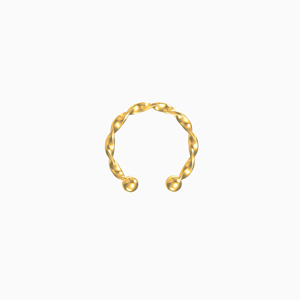 Twisty Ear Cuff – STUDDEDHEARTZ